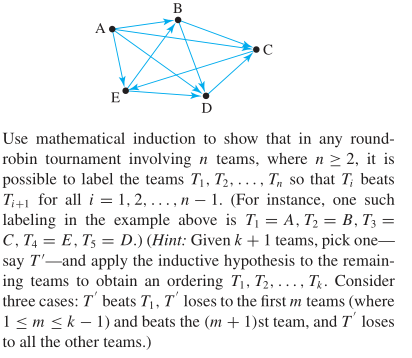 Solved In a round-robin tournament each team plays every | Chegg.com