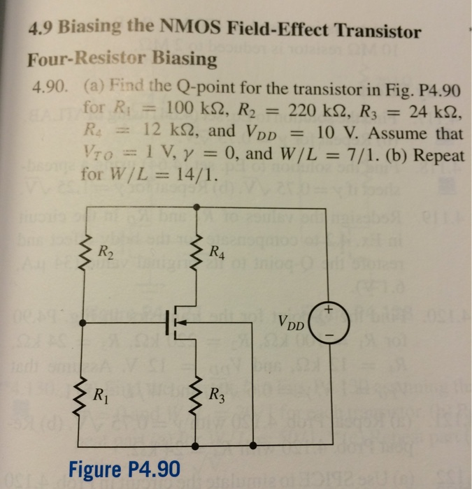 Solved Biasing the NMOS Field-Effect Transistor | Chegg.com