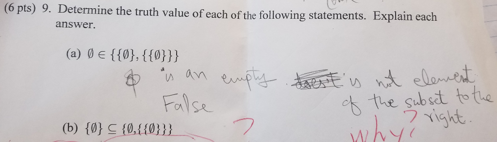 Solved Determine the truth value of each of the following | Chegg.com