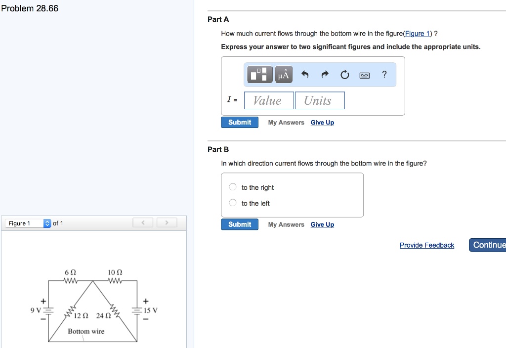Solved Problem 28.66 Part A How much current flows through | Chegg.com