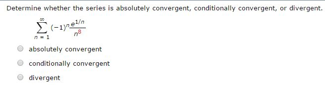 Solved Determine whether the series is absolutely | Chegg.com