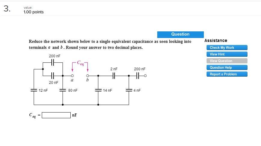 Solved Reduce the network shown below to a single equivalent | Chegg.com