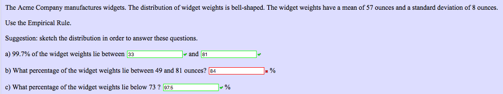 Solved The Acme Company manufactures widgets. The | Chegg.com