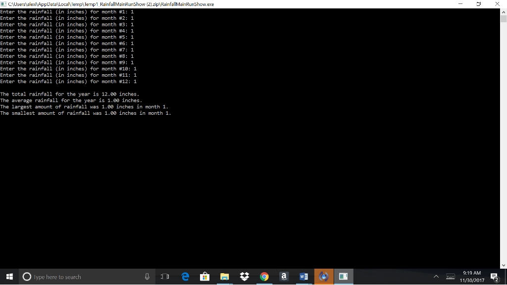 Solved Write a program that lets the user enter the total | Chegg.com