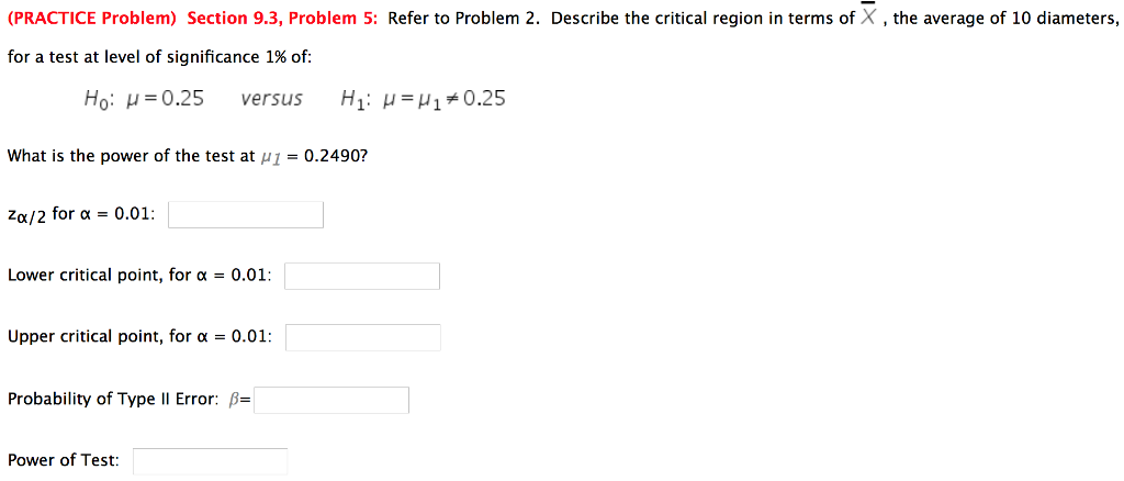 Solved (MASTERY Problem) Section 9.3, Problem 2: A machine | Chegg.com