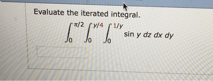 Solved Evaluate the iterated integral. integral^pi/2_0 | Chegg.com