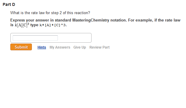 Solved Consider the following elementary steps that make up | Chegg.com