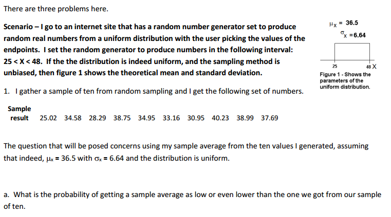 Solved There are three problems here. Scenario - I go to an | Chegg.com