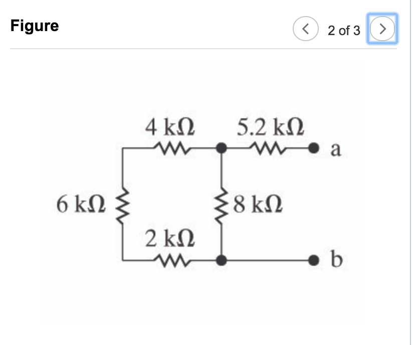 Solved Part A Find the equivalent resistance Rab for the | Chegg.com