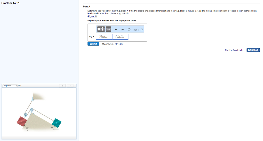 Solved Determine the velocity of the 90-lb block A if the | Chegg.com