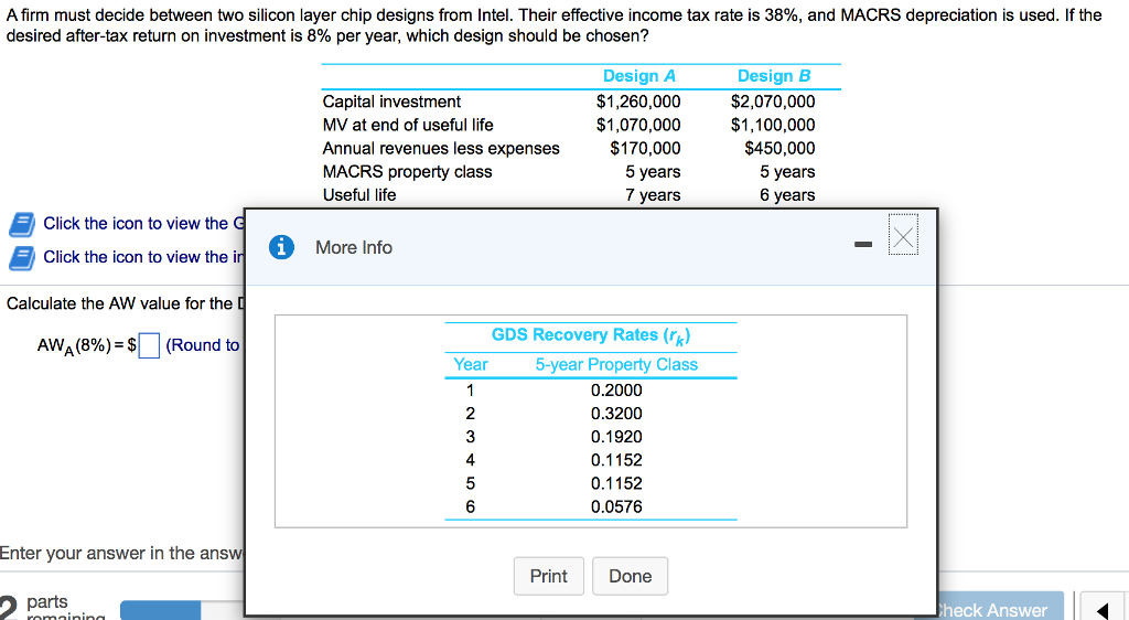 Solved A firm must decide between two silicon layer chip | Chegg.com