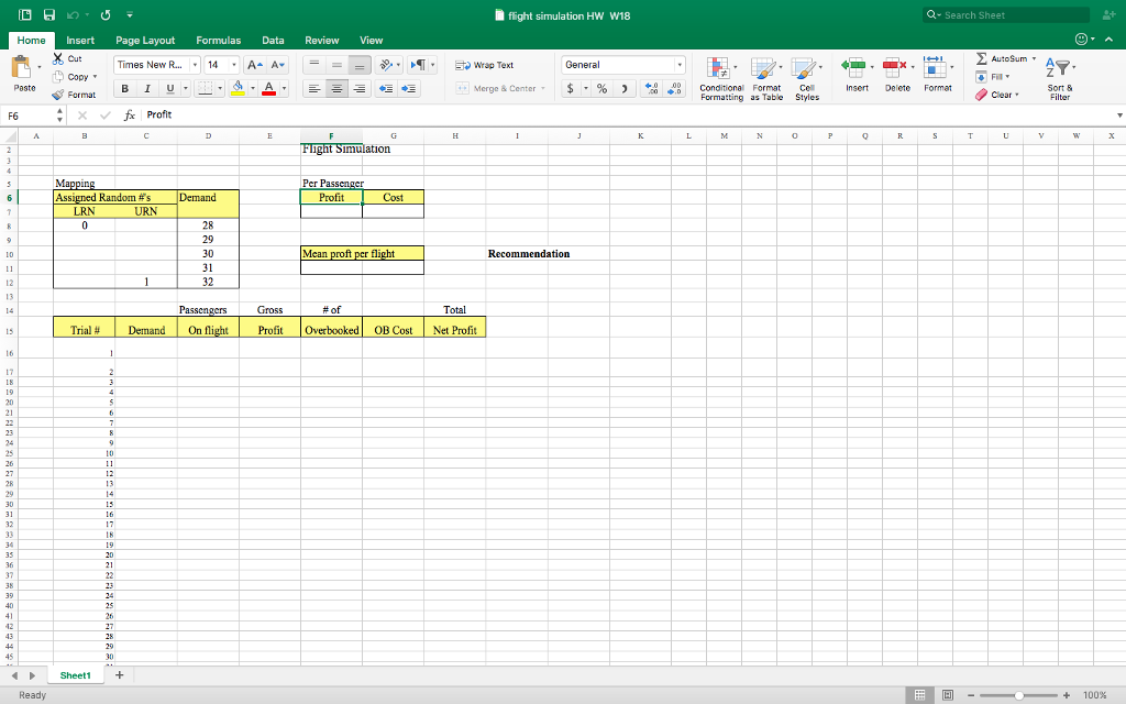 Solved ?flight simulation Hw w18 Q- Search Sheet Insert Page | Chegg.com