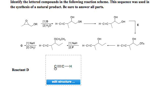Solved Identify the lettered compounds in the following | Chegg.com