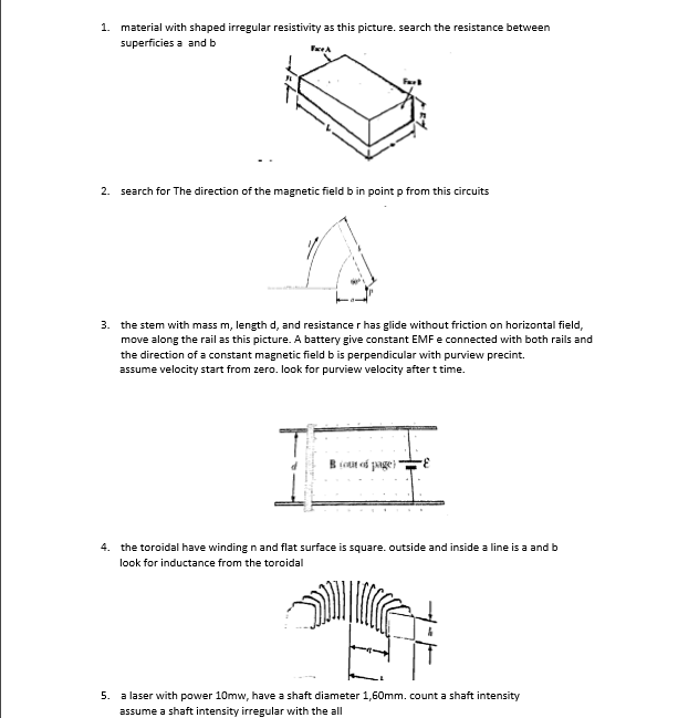 Solved this task is about magnetic field, i need your help | Chegg.com