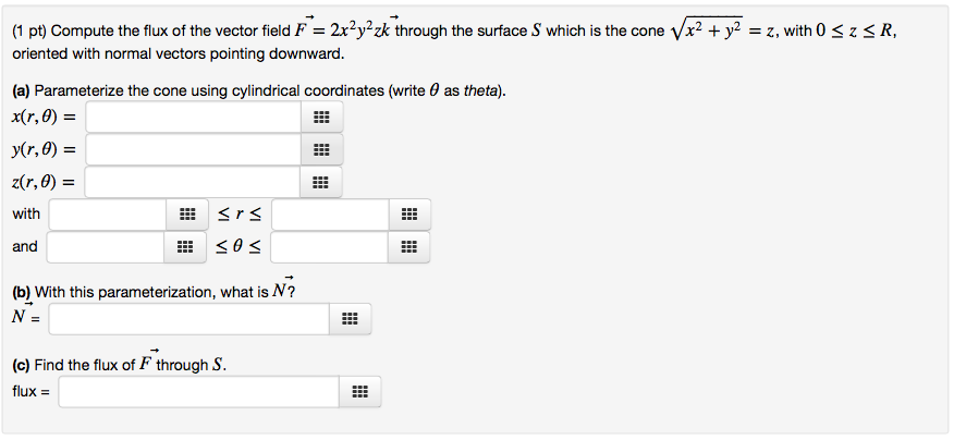 Solved Compute the flux of the vector field F vector =2x^2 | Chegg.com