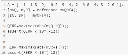 Numerical Analysis MATLAB: Compute the QR | Chegg.com