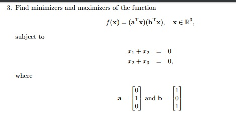 Solved Find minimizers and maximizers of the function f(x)= | Chegg.com