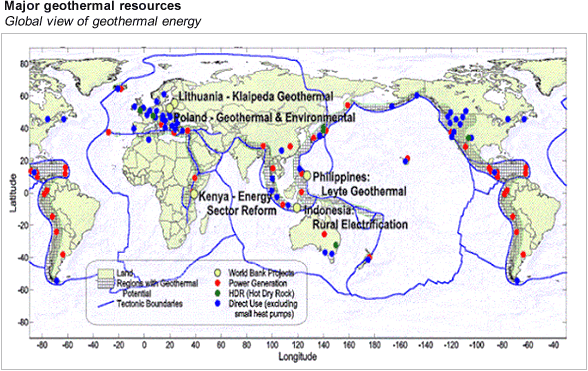 Geothermal Energy Map