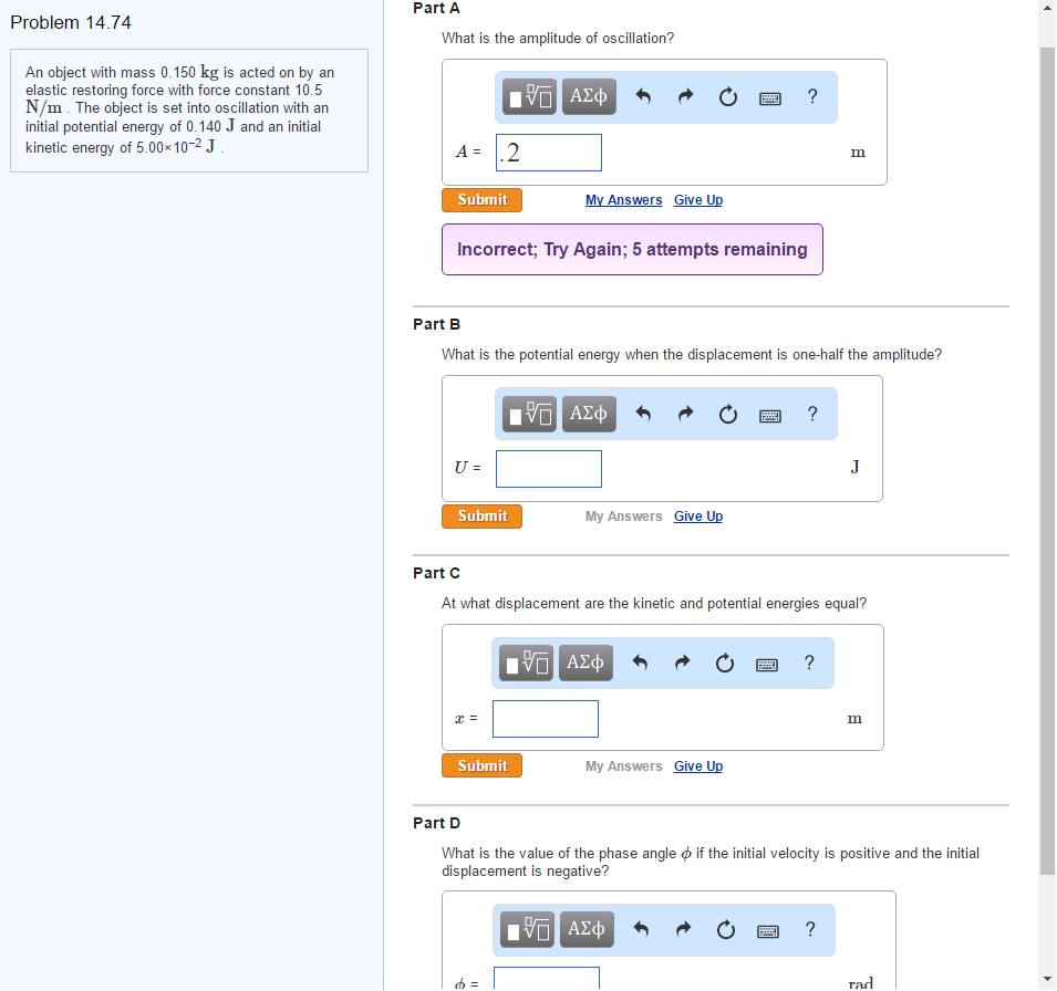 Solved An object with mass 0.150 kg is acted on by an | Chegg.com
