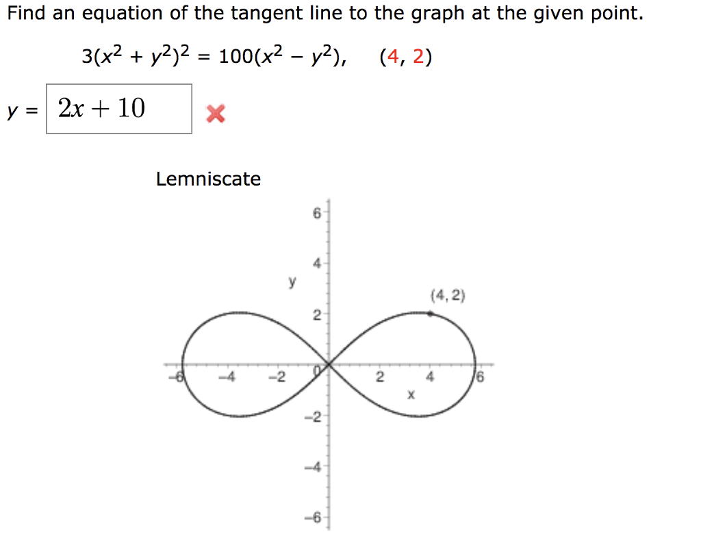 Solved Find an equation of the tangent line to the graph at | Chegg.com