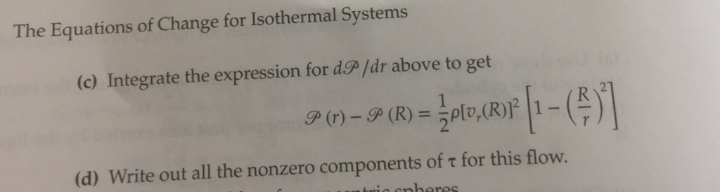 Solved 3B.11 Radial flow between two coaxial cylinders. | Chegg.com