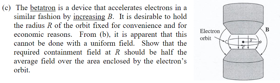 4. Betatron. A type of particle accelerator. The name | Chegg.com