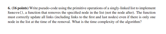 Solved: Write pseudo-code using the primitive operations Solved: Write pseudo-code using the primitive operations