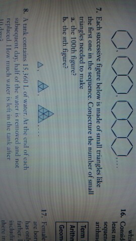 Solved Each successive figure below is made of small | Chegg.com
