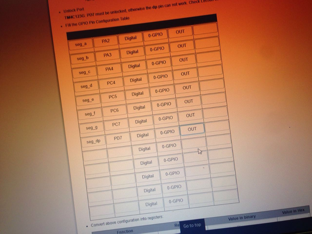 For EK-TM4C123GXL LaunchPad 寸 | Chegg.com