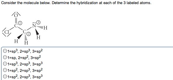 Solved Consider the molecule below. Determine the | Chegg.com Solved Consider the molecule below. Determine the | Chegg.com