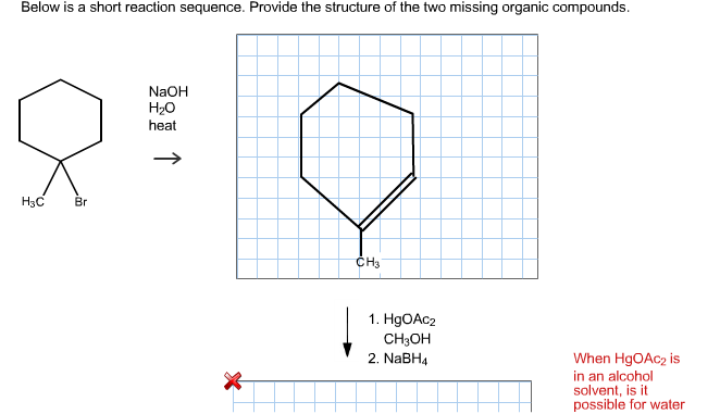 Solved Below is a short reaction sequence. Provide the | Chegg.com