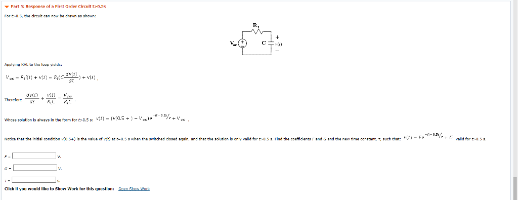 Solved Problem 8.4 7 (Multistep) Part 1: Initial | Chegg.com