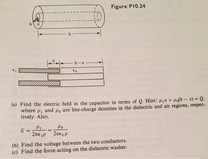 Capacitance problem | Chegg.com
