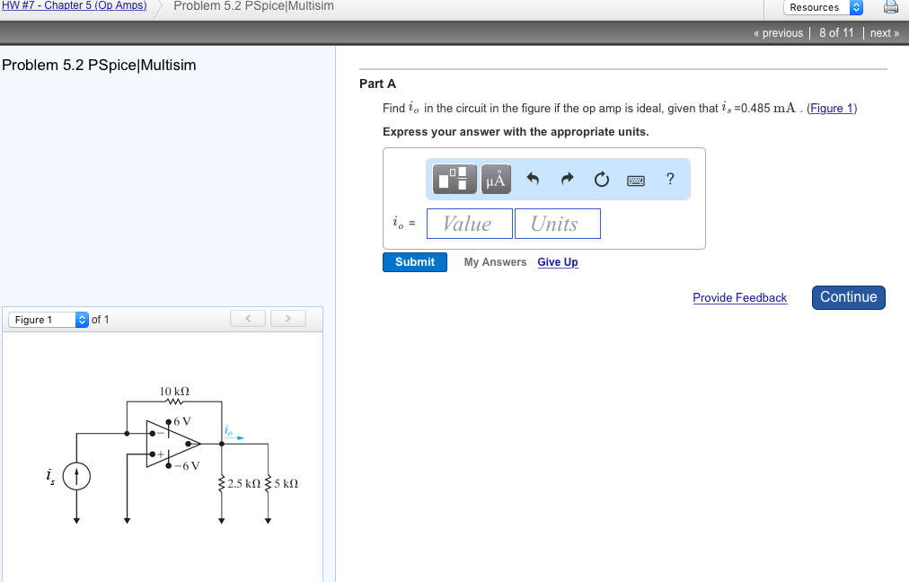 Solved HW #7-Chapter 5 (Op Amps) Problem 5.2 PSpice!Multisim | Chegg.com Solved HW #7-Chapter 5 (Op Amps) Problem 5.2 PSpice!Multisim | Chegg.com