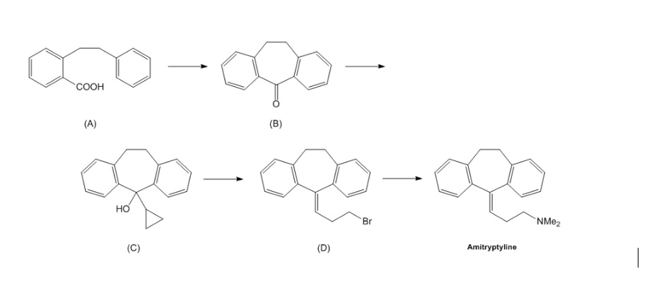 The antidepressant amitriptyline inhibits the | Chegg.com