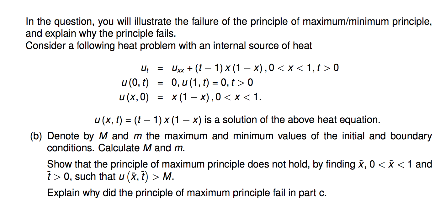 Solved In the question, you will illustrate the failure of | Chegg.com