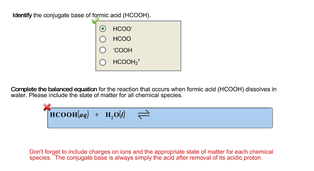 Formic Acid And Water | Lumen Learning