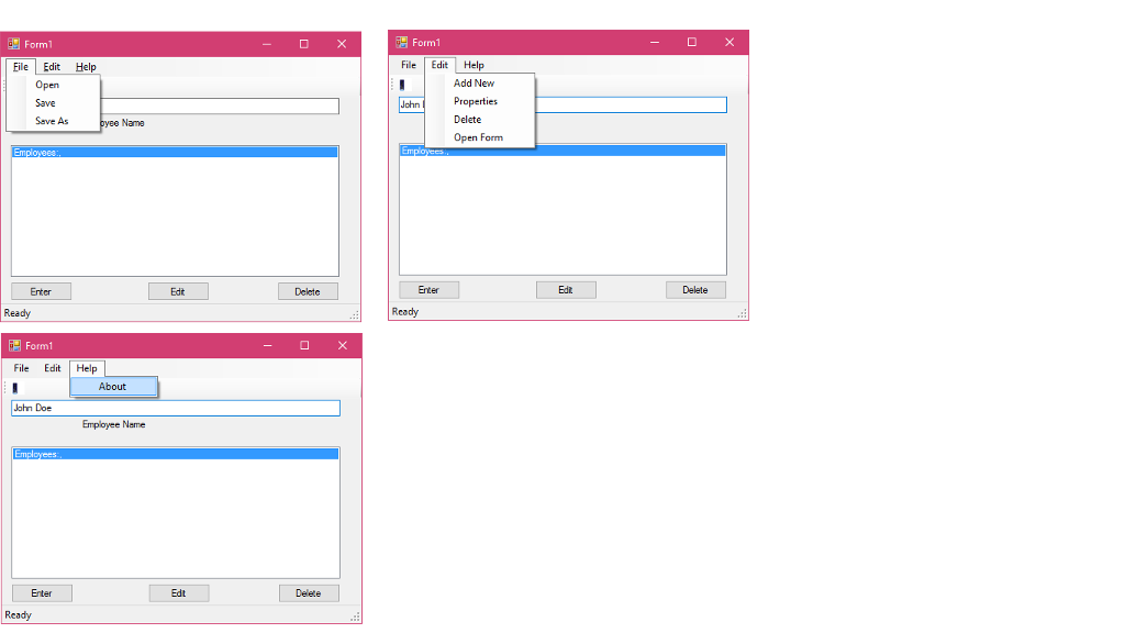 Solved C# Employee Form Application Assignment | Chegg.com
