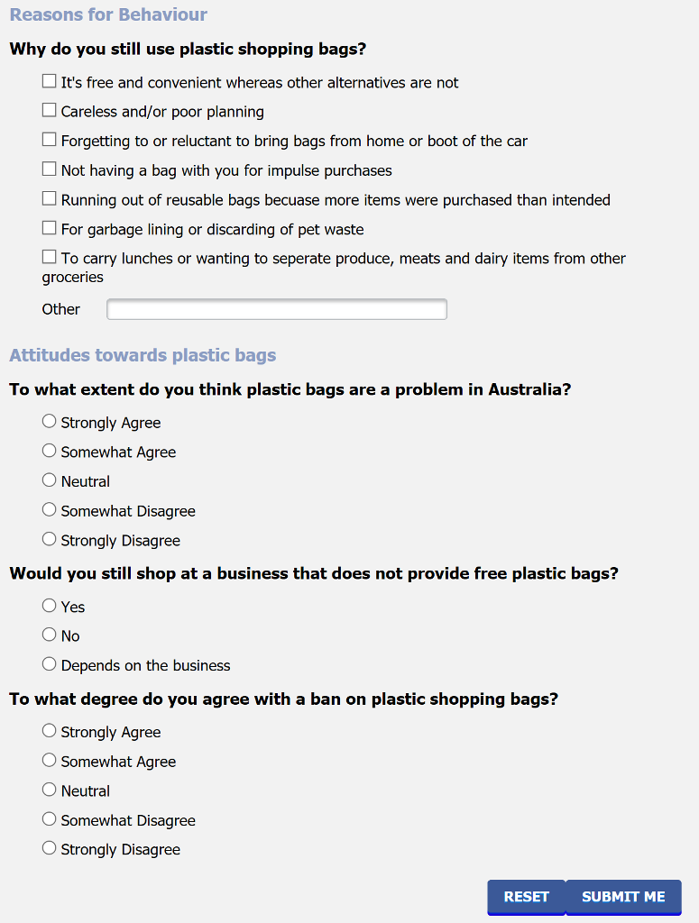 Solved Write a simple Javascript for a survey form. The | Chegg.com