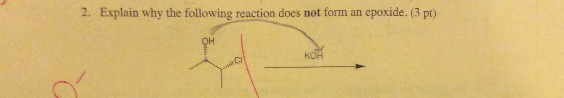 Solved Explain why the following reaction does not form an | Chegg.com