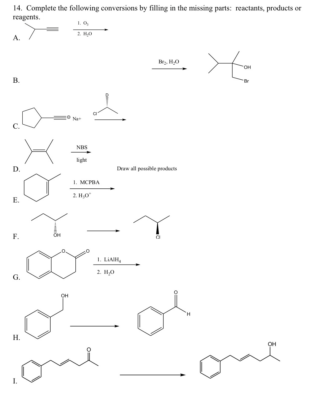 Solved Complete the following conversions by filling in the | Chegg.com