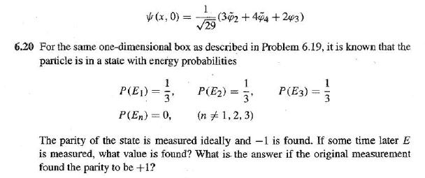 For the same one-dimensional box as described in | Chegg.com