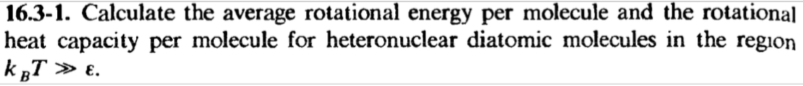 Solved Calculate the average rotational energy per molecule | Chegg.com
