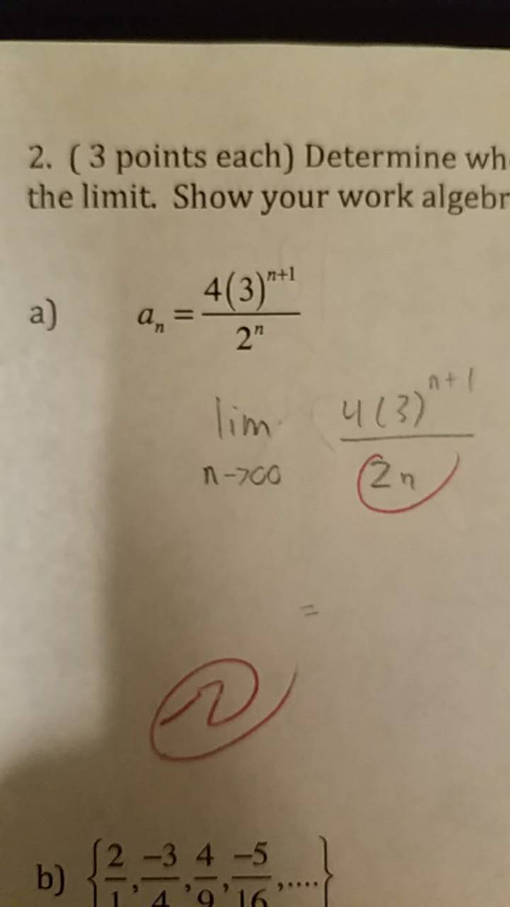 Solved Determine whether the following sequences or | Chegg.com