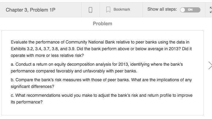 Chapter 3, Problem 1P Bookmark Show all steps: ON | Chegg.com