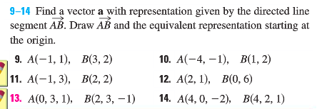 Solved Find a vector a with representation given by the | Chegg.com