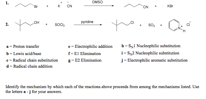 Solved a = Proton transfer b = Lewis acid/base c = Radical | Chegg.com