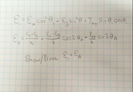 Solved Epsilon_1 = epsilon_x cos^2 theta_1 + epsilon_y sin^2 | Chegg.com