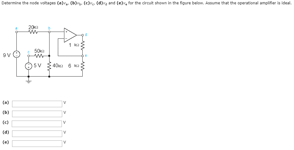 Solved Determine the node voltages (a) va (b) vb, (c)vc (d) | Chegg.com