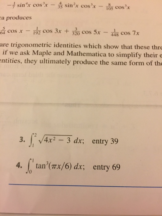 Solved - cos x- We suspect that there are trigonom are | Chegg.com